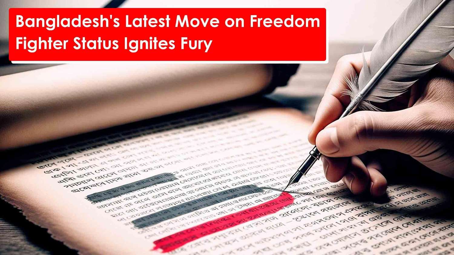 Bangladesh's Latest Move on Freedom Fighter Status Ignites Fury