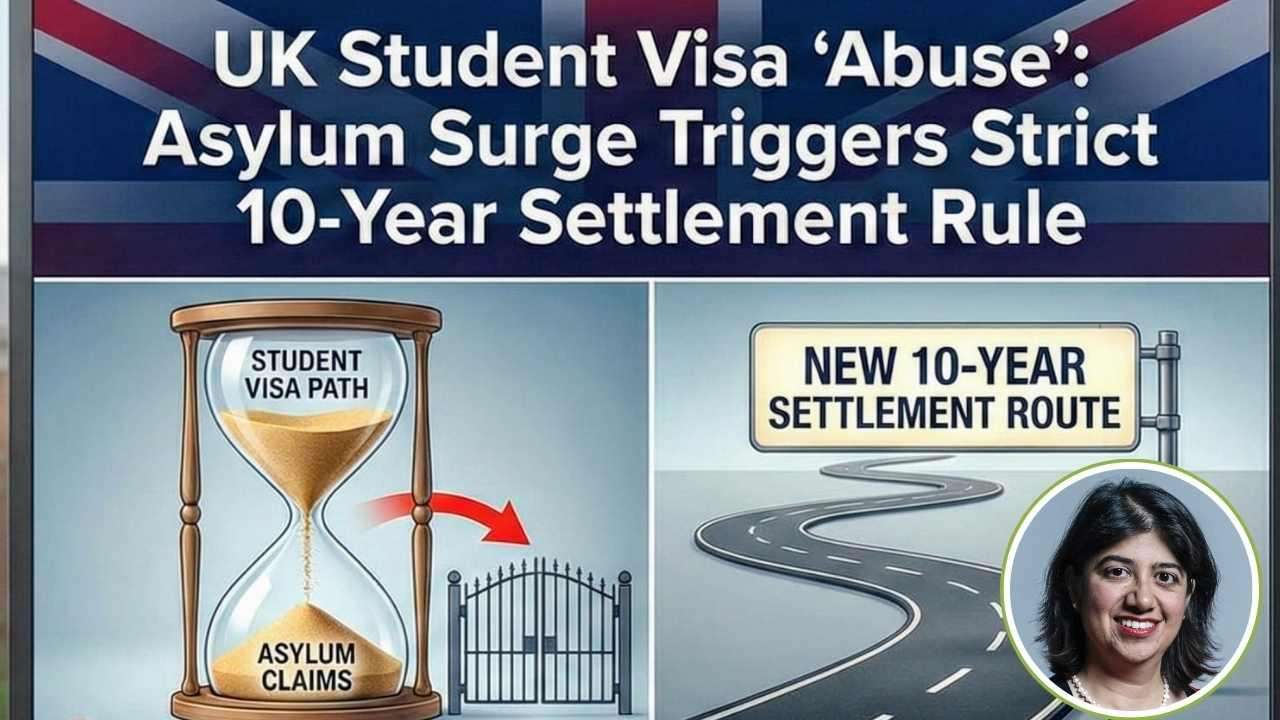 UK Student Visa 'Abuse': Asylum Surge Triggers Strict 10-Year ...