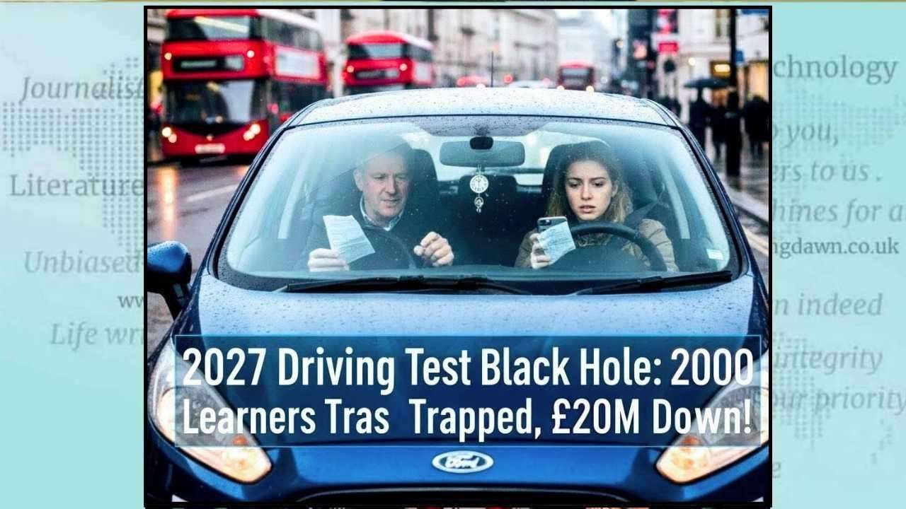 The £20M Theory Trap: UK Driving Test Crisis Set to Last Until 2027