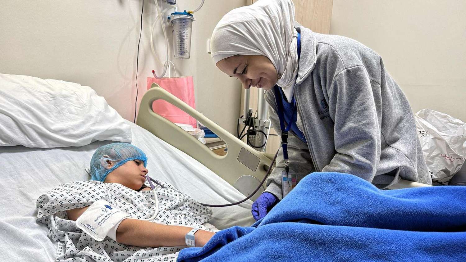 Gaza Girl Gets Vital Brain Surgery After Israeli Bombing Near Her Home