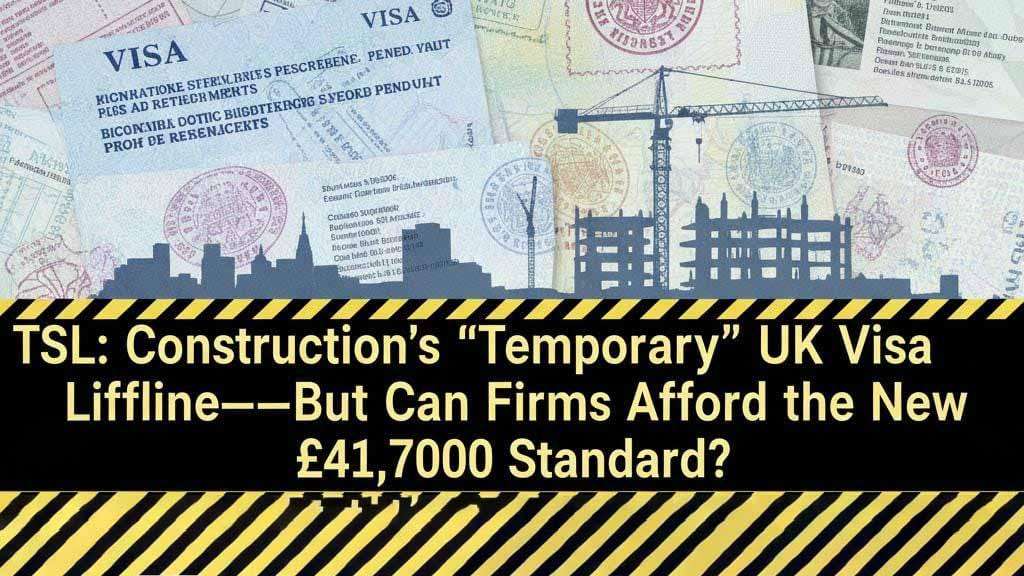 Construction's $41,700 Visa Shock: Temporary Lifeline Comes with ...